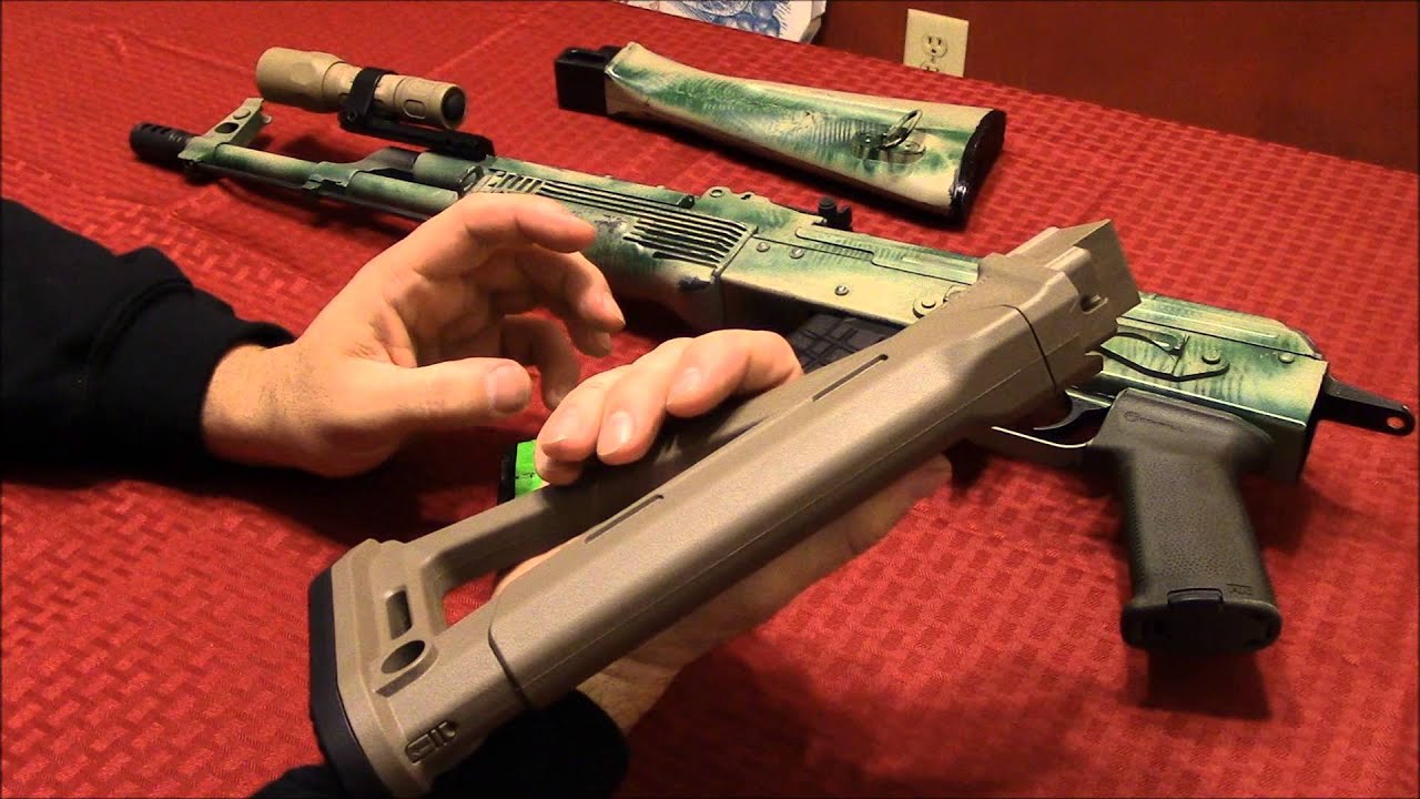 Magpul AK MOE Stock - YouTube