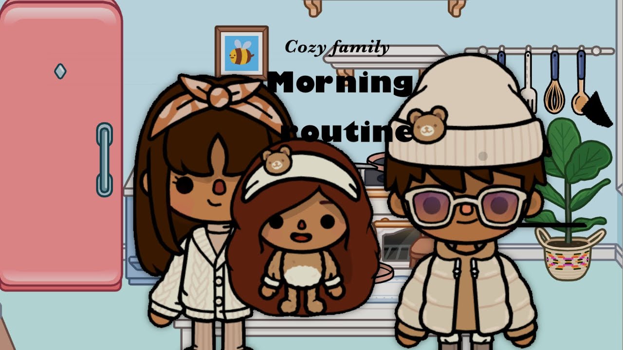 Cozy family routine * with voice🤪* - YouTube