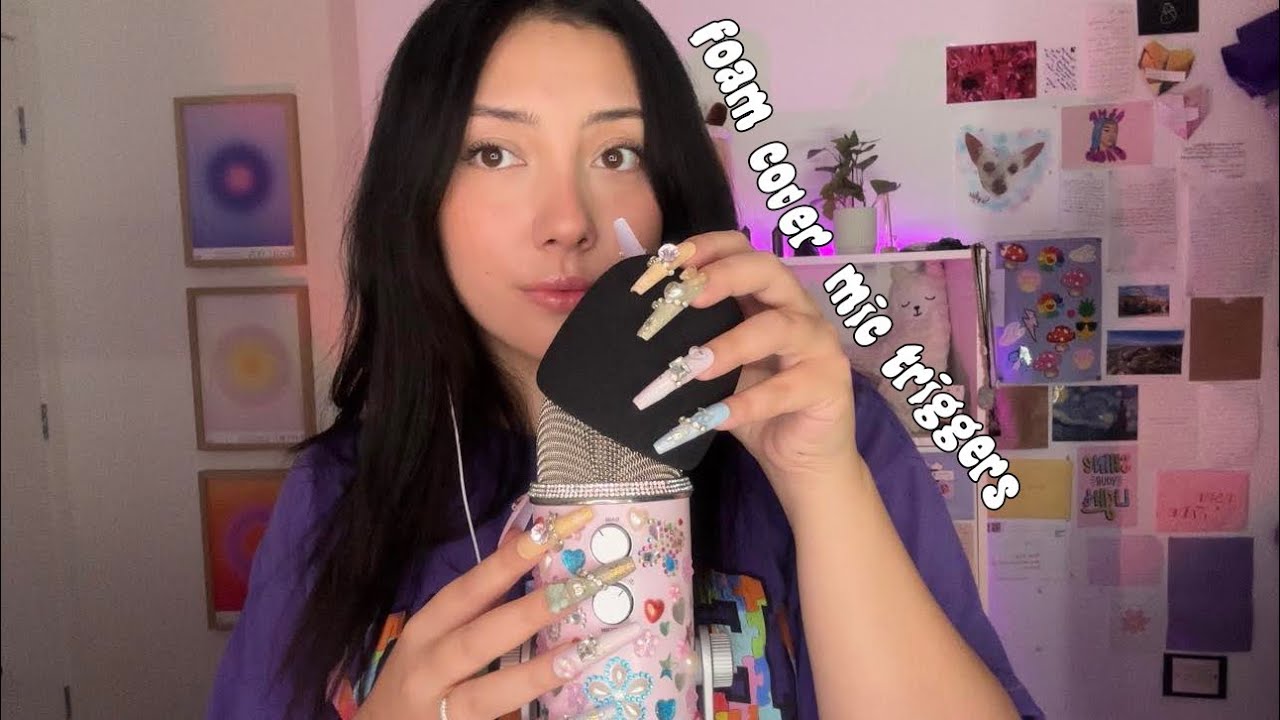 ASMR Intense Mic Triggers: Foam Cover, Mic Pumping, Swirling ...