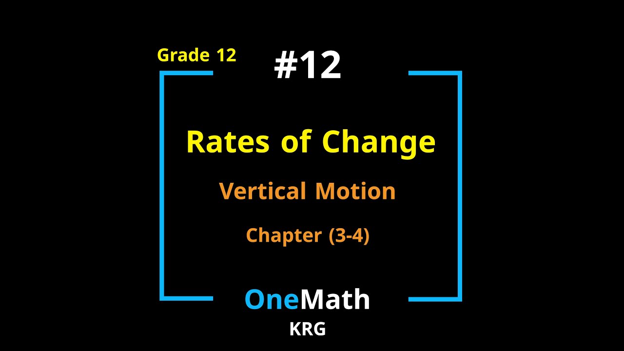 Vertical Motion Your Turn - YouTube