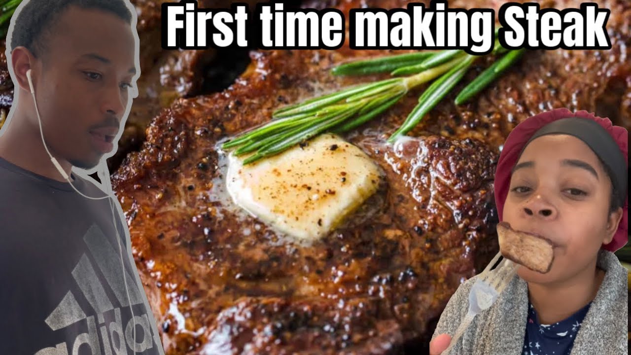 He Cooked The Kitchen Down With His First Time Making Ribeye Steak 🥩 ...