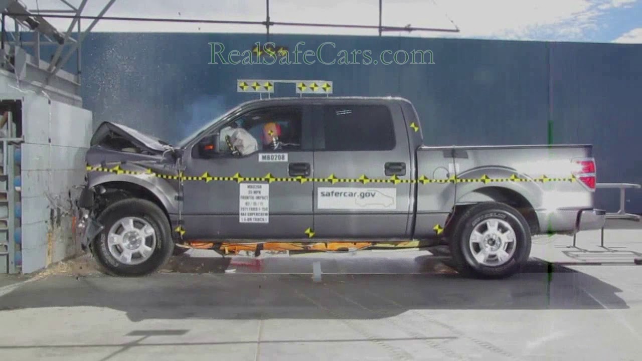 Ford F-150 (2010-2014) Crash Tests (Side-Pole, Front, Side) - YouTube