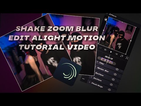 Shake Zoom blur edit /Alight motion tutorial video - YouTube