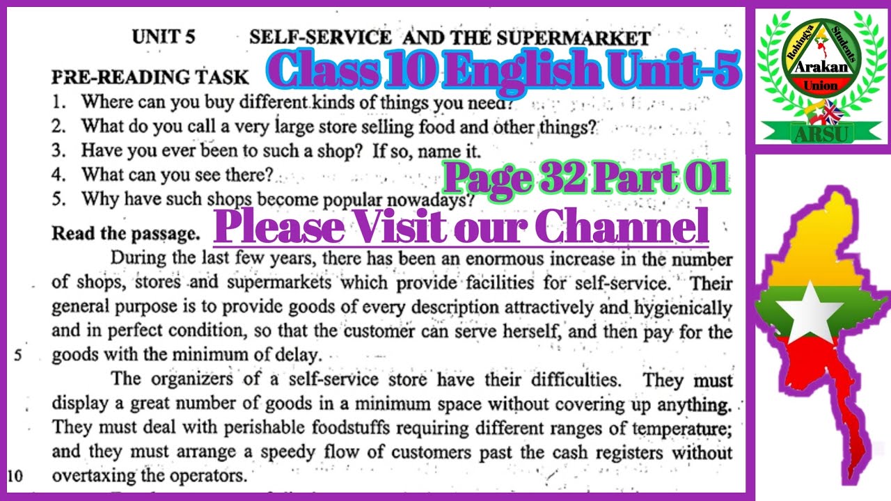 Grade 10 Textbook Myanmar