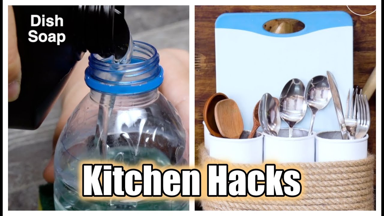 22 SIMPLE KITCHEN LIFE HACKS | KITCHEN HACKS | MAKE IT EASY - YouTube