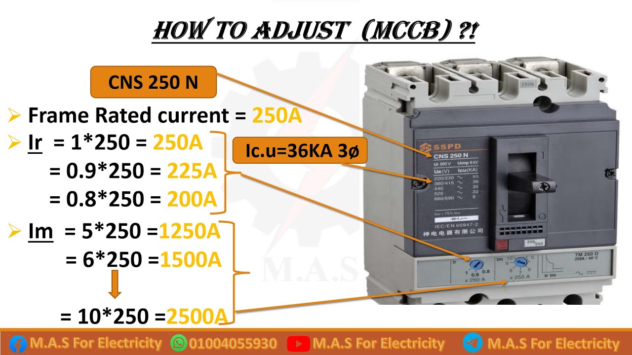 4 - molded case circuit breaker MCCB - YouTube