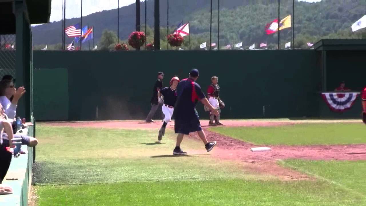Jack Colette HR in Cooperstown - YouTube