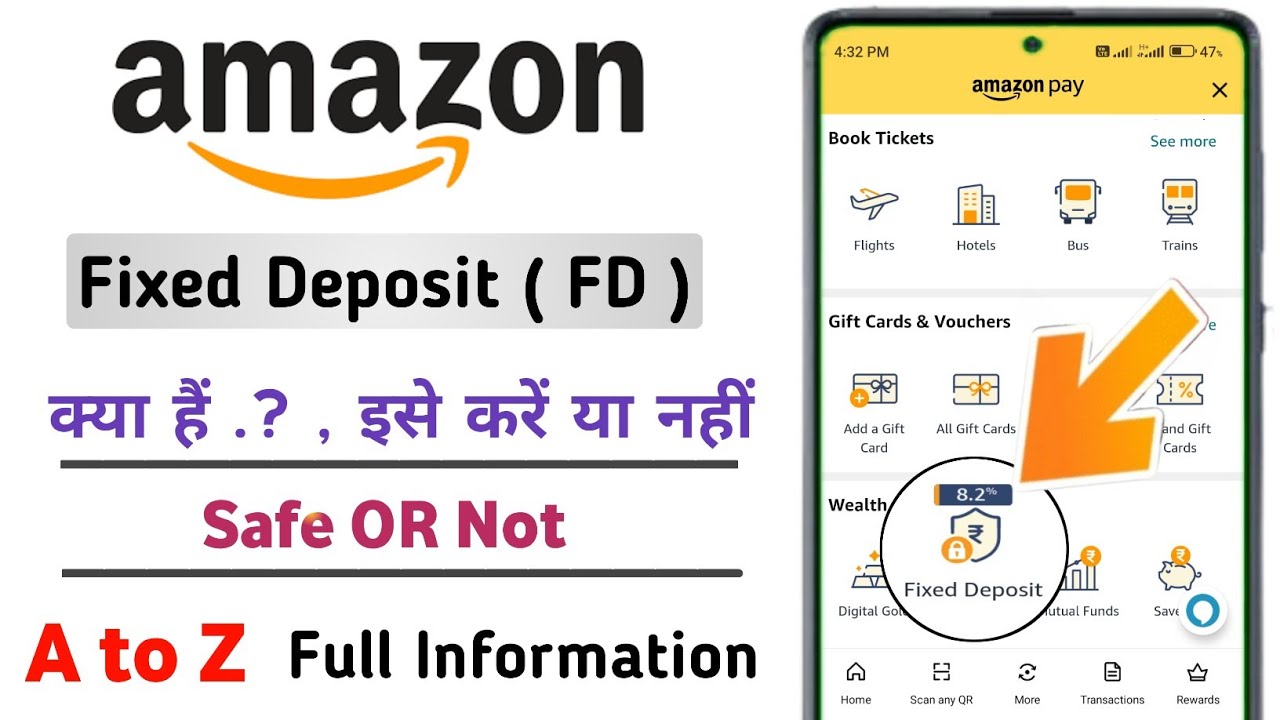 Amazon Fixed Deposit ( FD ) kaise kare|Amazon FD kya hai ..?? - YouTube