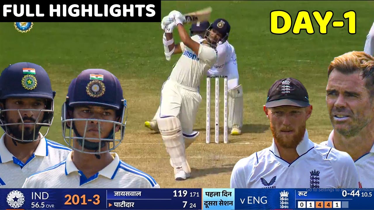 INDIA VS ENGLAND 3RD Test Match Day 1 Highlights: Ind vs Eng 3RD Test ...