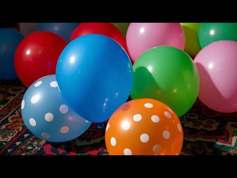 FUN BALLOON POP COMPILATION, Exciting Moment of Blowing Up Balloons ...