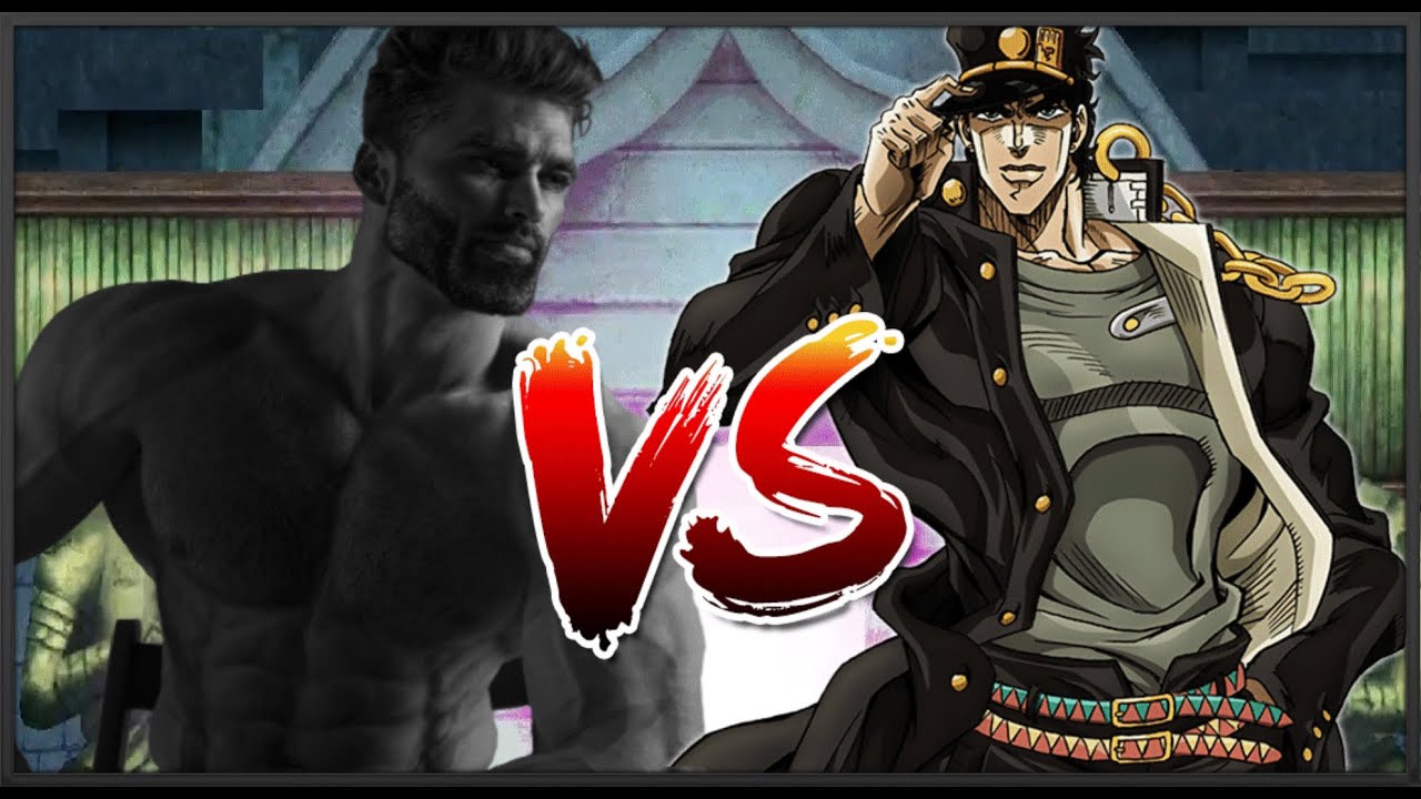 GIGA CHAD VS JOTARO - YouTube