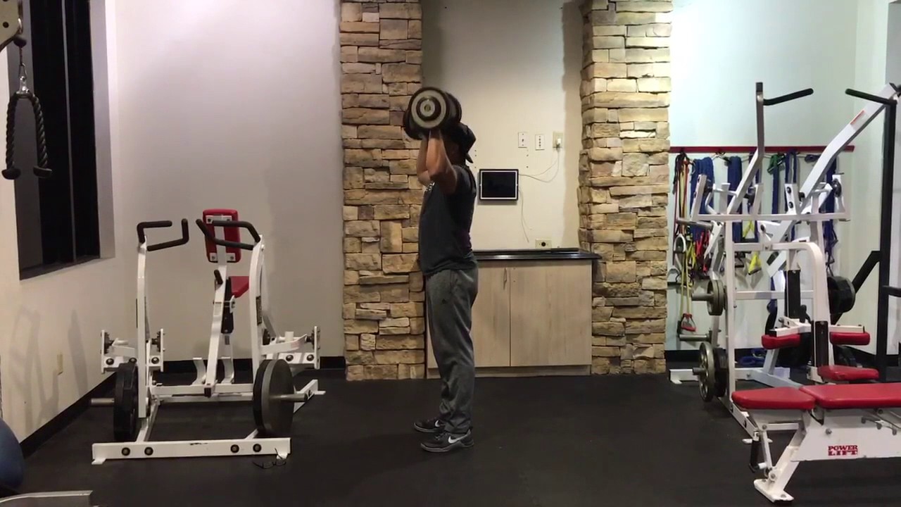 Standing DB Press - YouTube