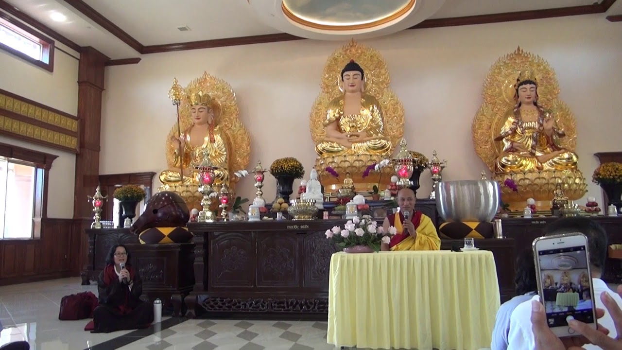 10-28-2018-Emenince Tulku Neten Rinpoche at Chua Tu Quang - video 2 ...