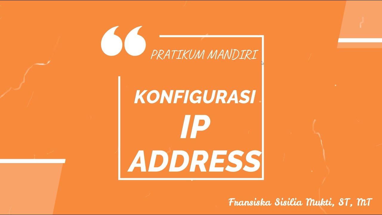 Belajar Server - #2 Konfigurasi IP Address pada VirtualBox - YouTube
