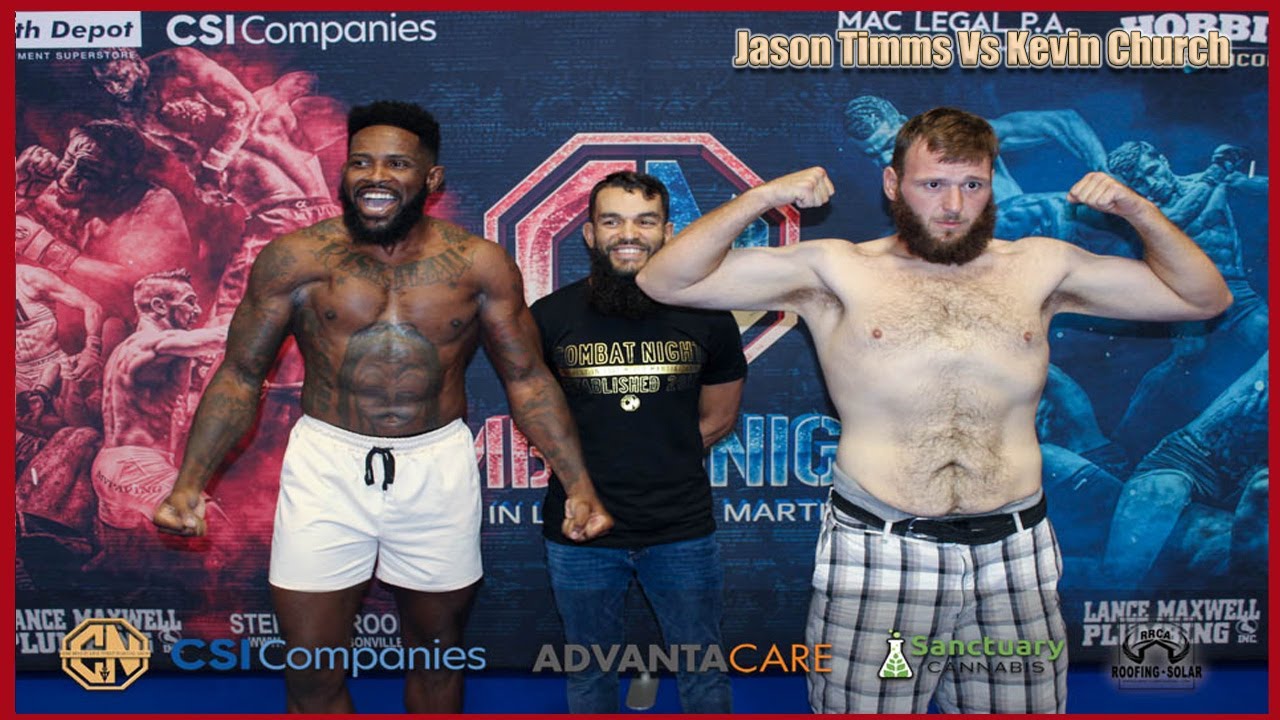 Combat Night Pro - Duval - Jason Timms Vs Kevin Church - YouTube