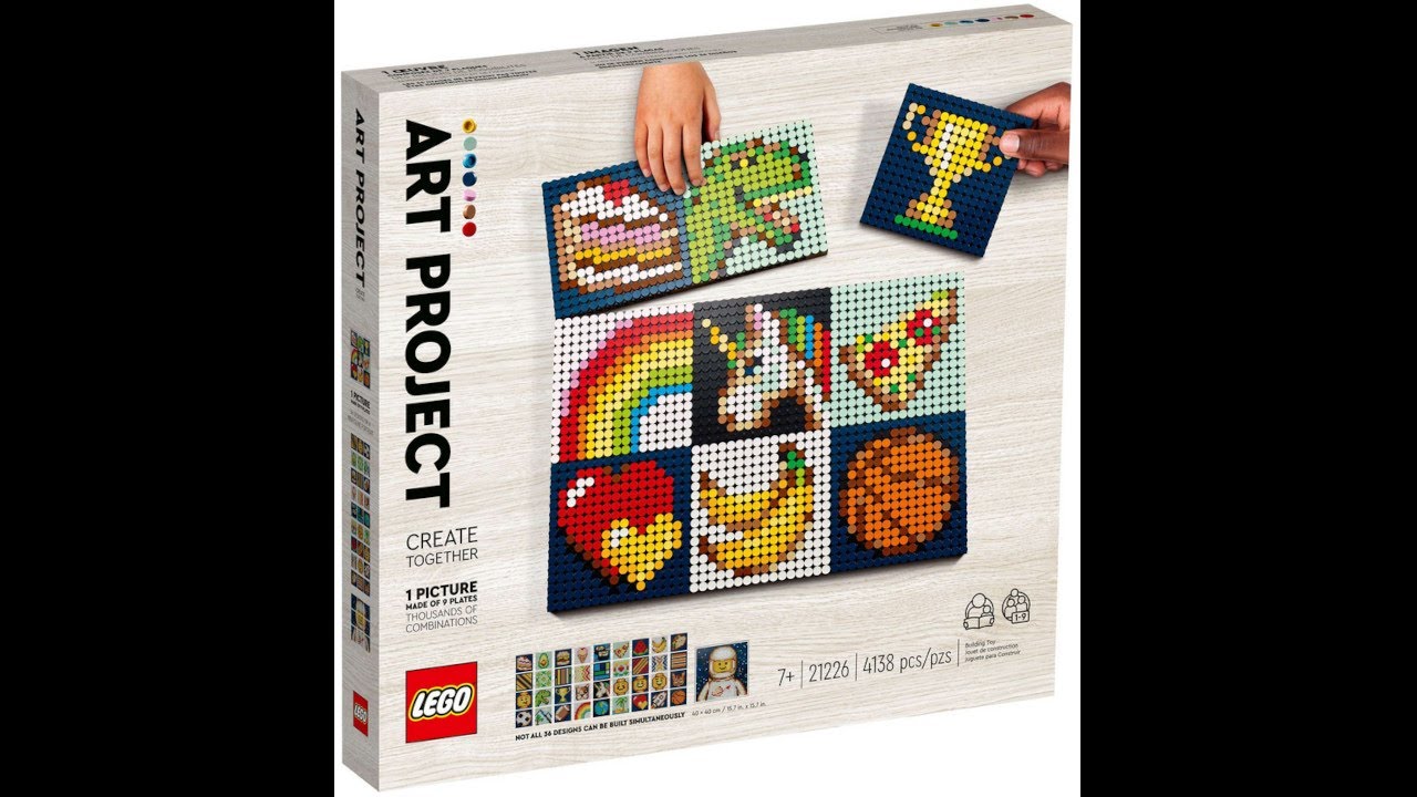 LEGO Instructions | Art | 21266 | Art Project - Create Together - YouTube