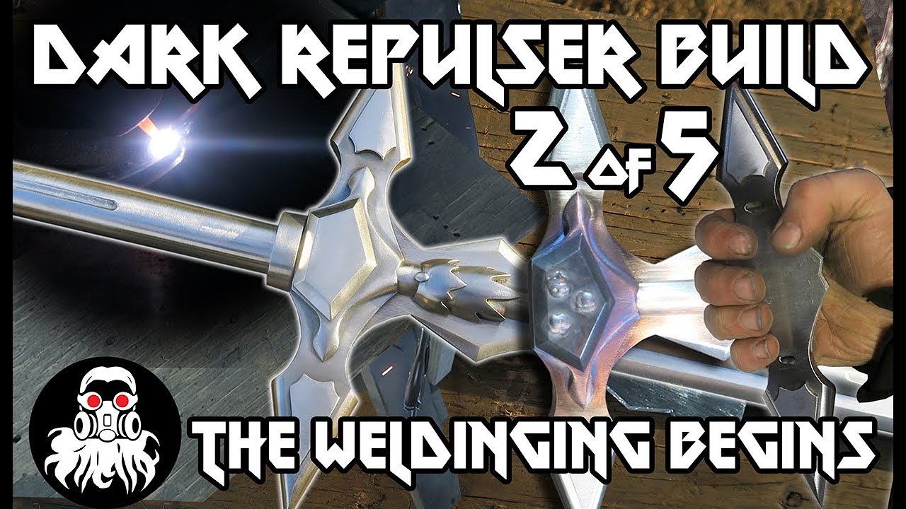 Dark Repulser Build 2 of 5: The weldinging begins - YouTube