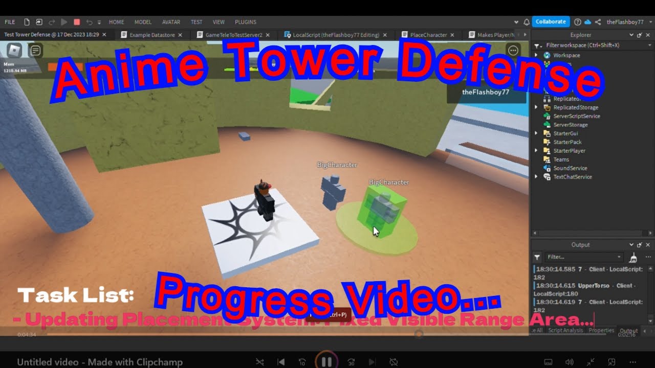 I'm Making A Anime Tower Defense Game | Roblox Devlog #1 - YouTube