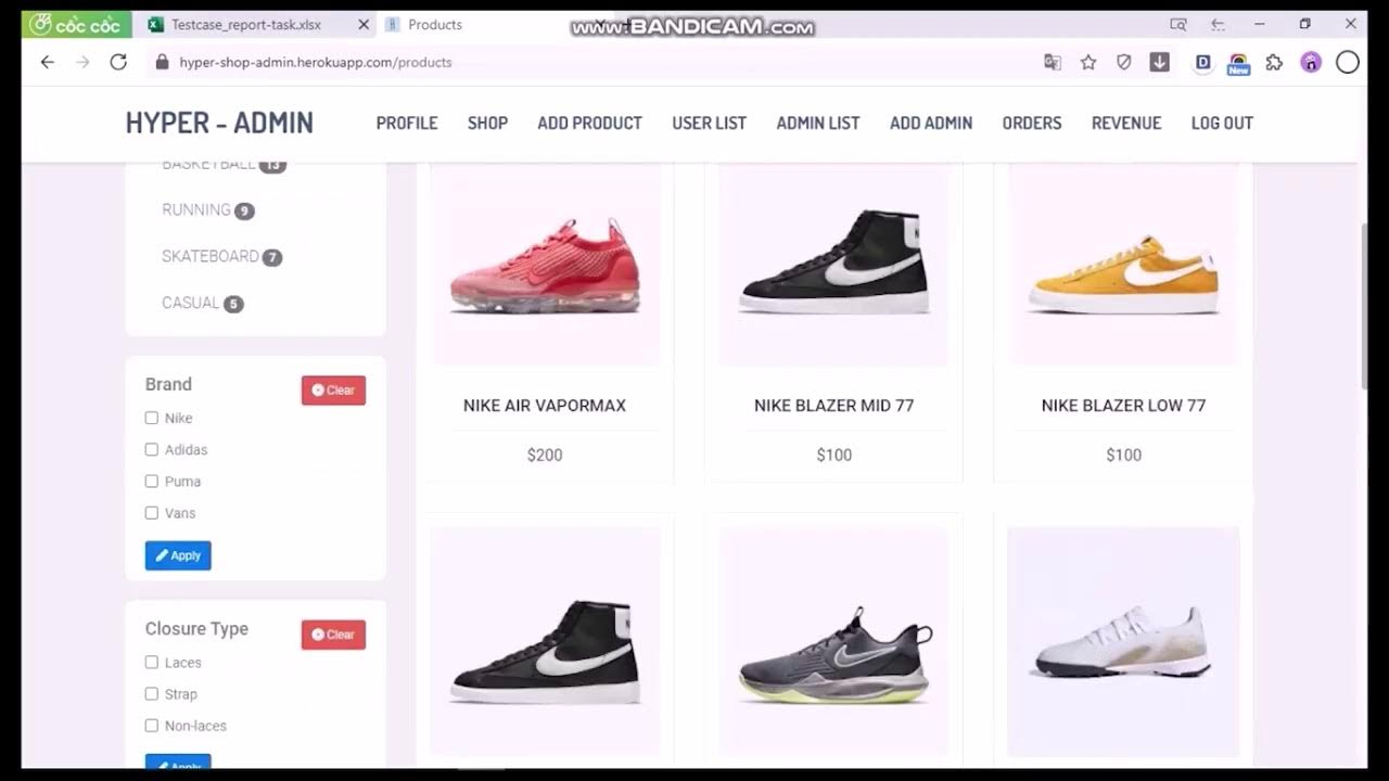 Demo Web Bán Hàng - Lập Trình Web HCMUS - YouTube