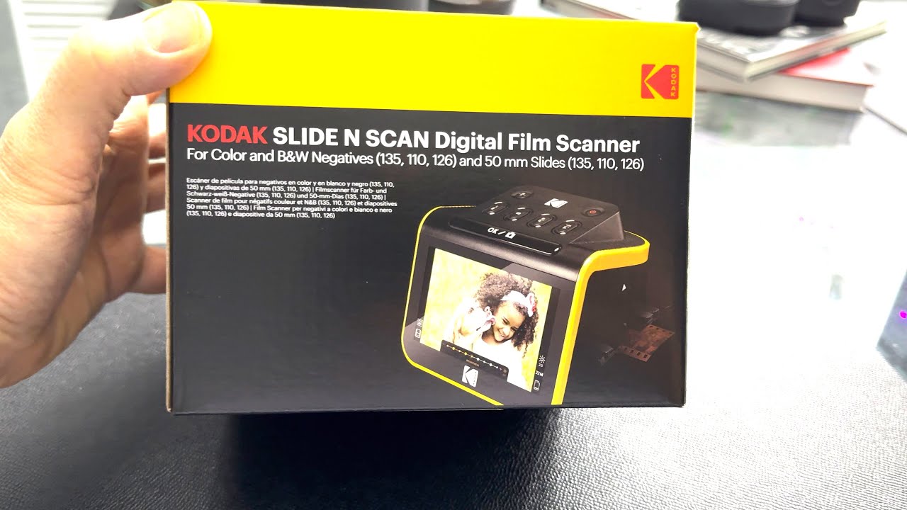 Kodak Slide N Scan Digital Film Scanner - Unboxing and First Use - YouTube