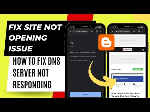 How To Fix DNS Server Not responding | How To Fix My Blogger Website is not opening | Https ...