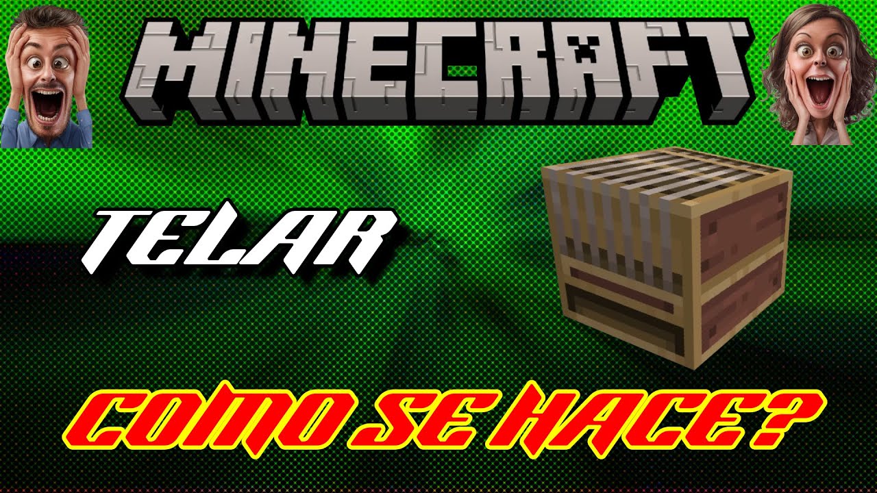 ASI SE HACE un TELAR en MINECRAFT 1.19 - 2022. CAP 17 - YouTube