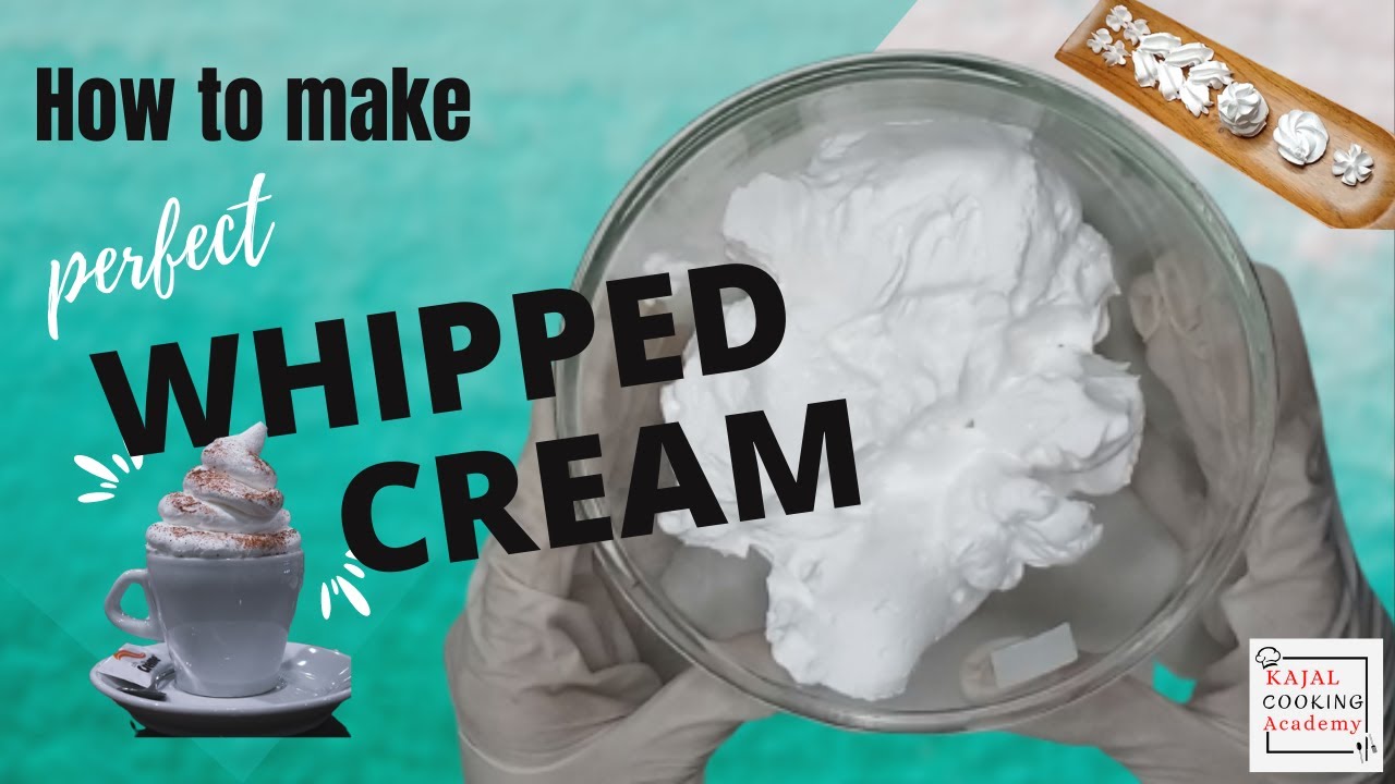 Learn how to beat a whipping cream Easily | Perfect Whipped Cream ...