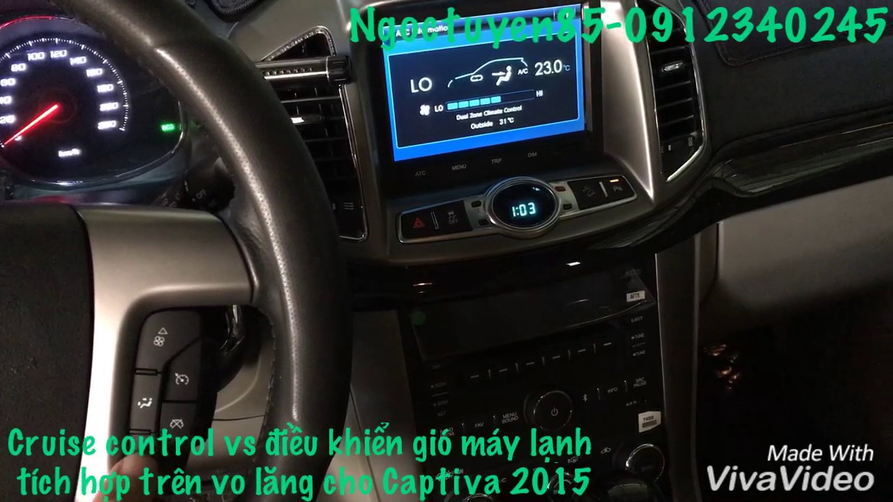 Cruise control cho Captiva 2015 - YouTube