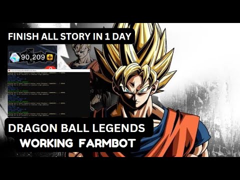 [DBL] WORKING DRAGON BALL LEGENDS FARMBOT 2024 - YouTube