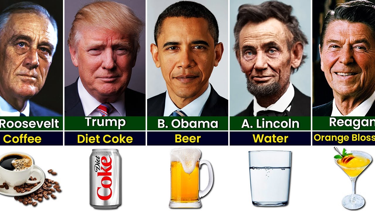 Every US President's Favorite Drinks - YouTube