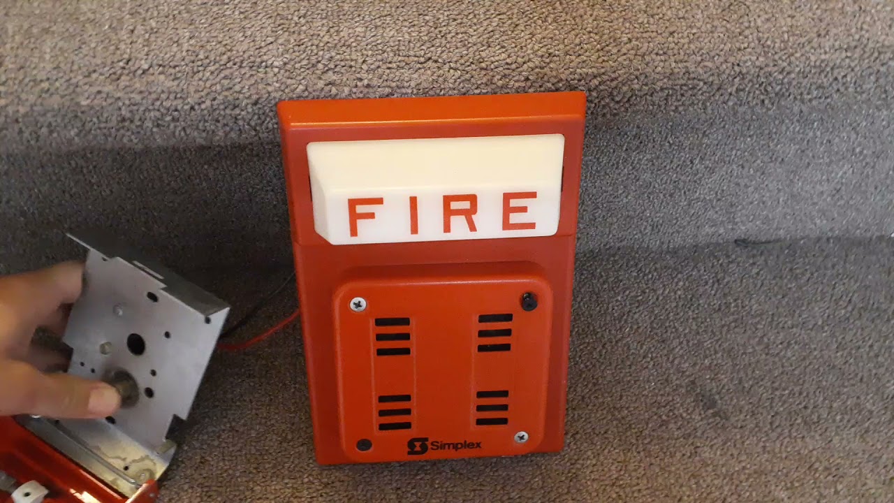 Simplex 4903-9102 Light Plate + 2901-9838 March Time - YouTube