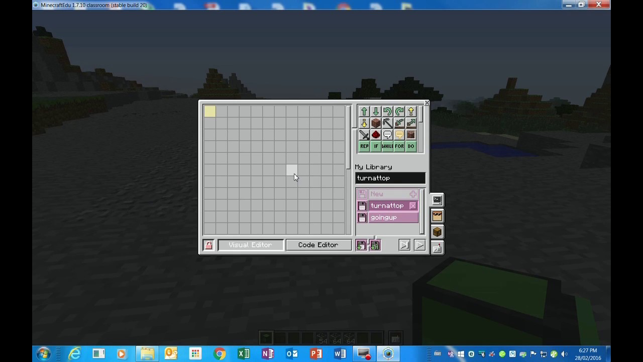 Part 2 Minecraft Edu Computercraft Turtle Programming Youtube