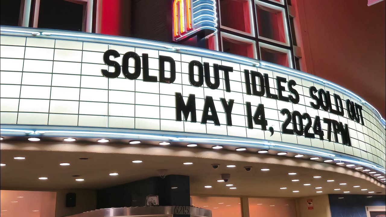 IDLES, Second Night @ Hollywood Palladium-May 14, 2024 - YouTube