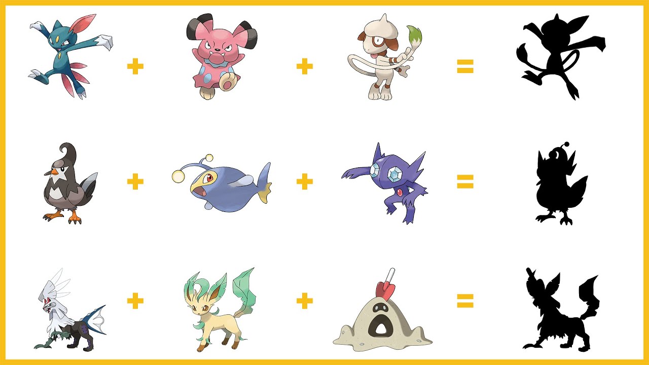 Pokemon Fusion Compilation #181 | sandygast | leafeon | silvally ...
