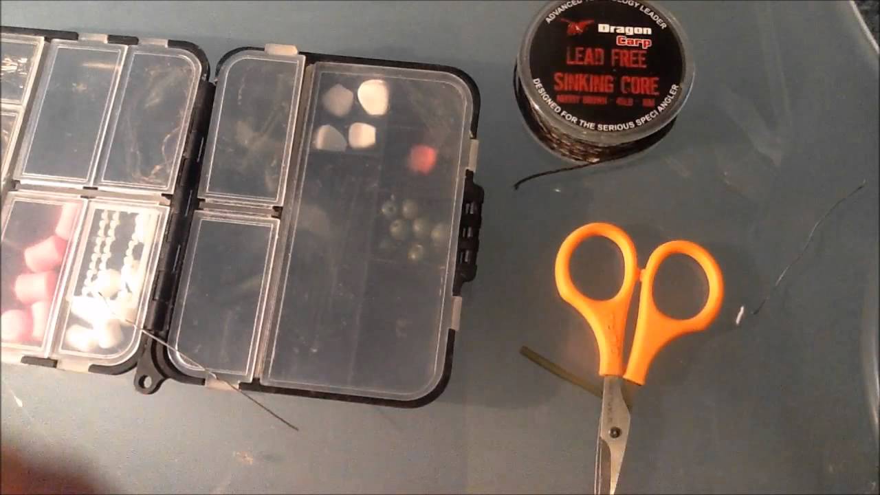 How to splice leadcore - YouTube