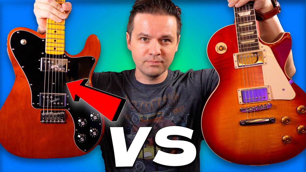 Fender Telecaster Deluxe OR Gibson Les Paul Standard - YouTube