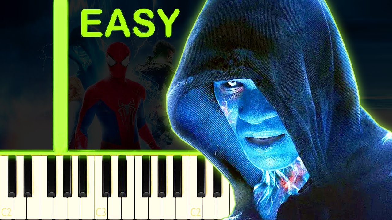ELECTRO THEME | THE AMAZING SPIDER-MAN 2 - EASY Piano Tutorial - YouTube
