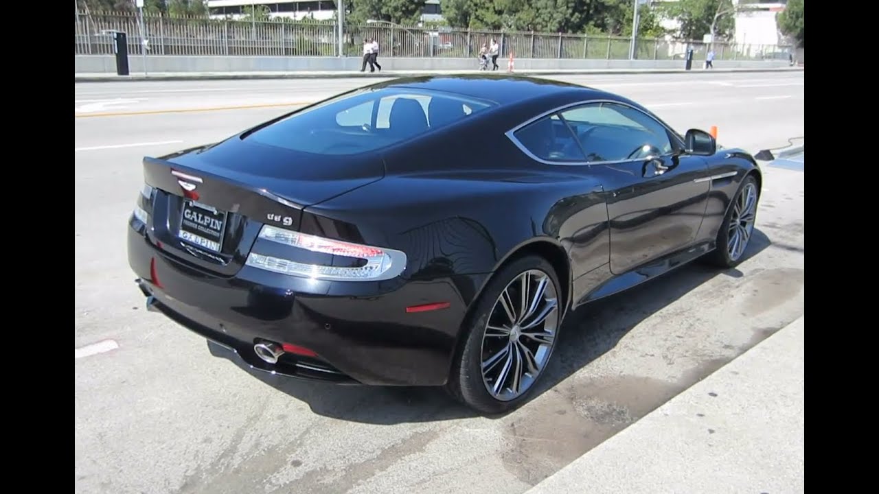 Jet Black Aston Martin DB9 - YouTube