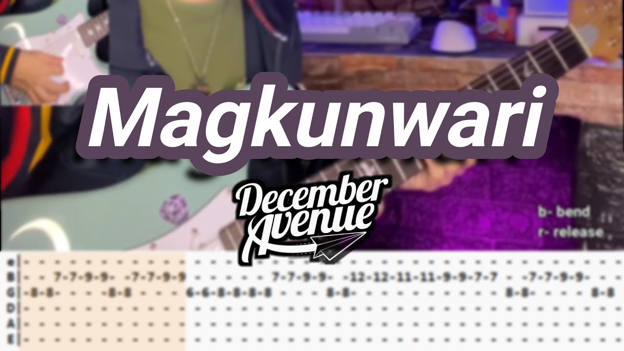 Magkunwari |©December Avenue |【Guitar Intro Cover】with TABS - YouTube