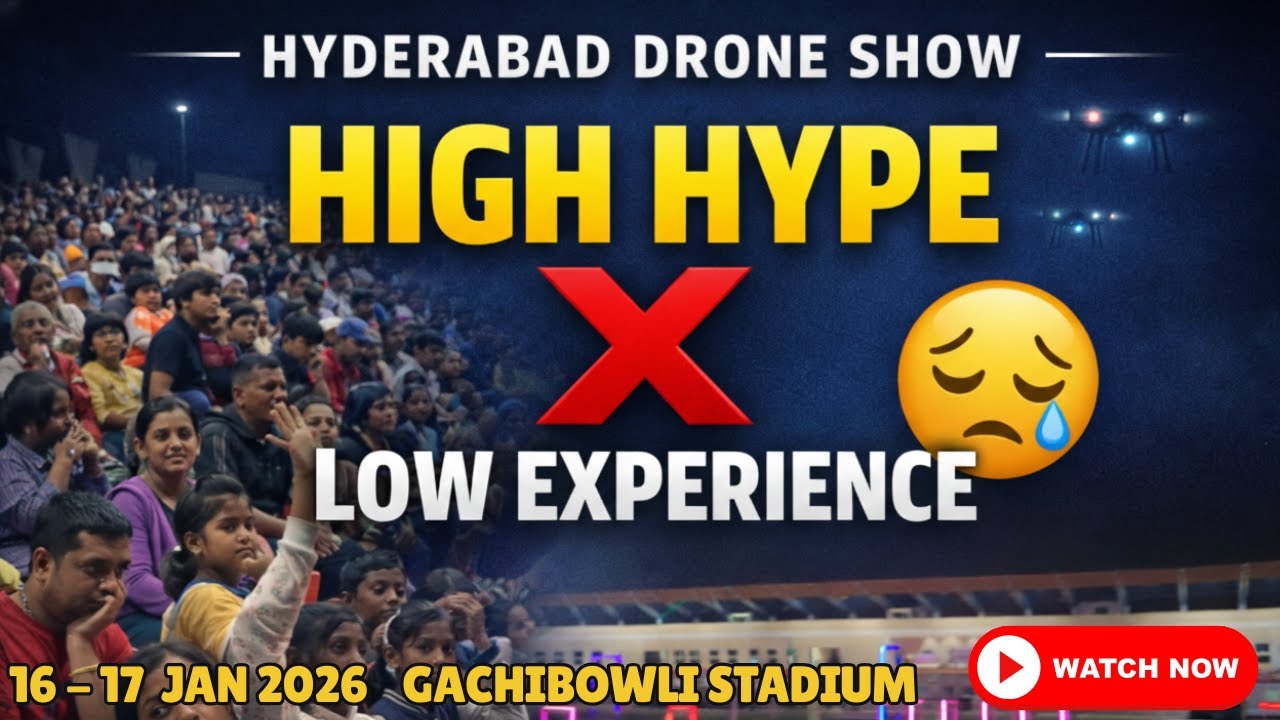 “Hyderabad Drone Show Review | High Hype, Low Experience”. What Went ...