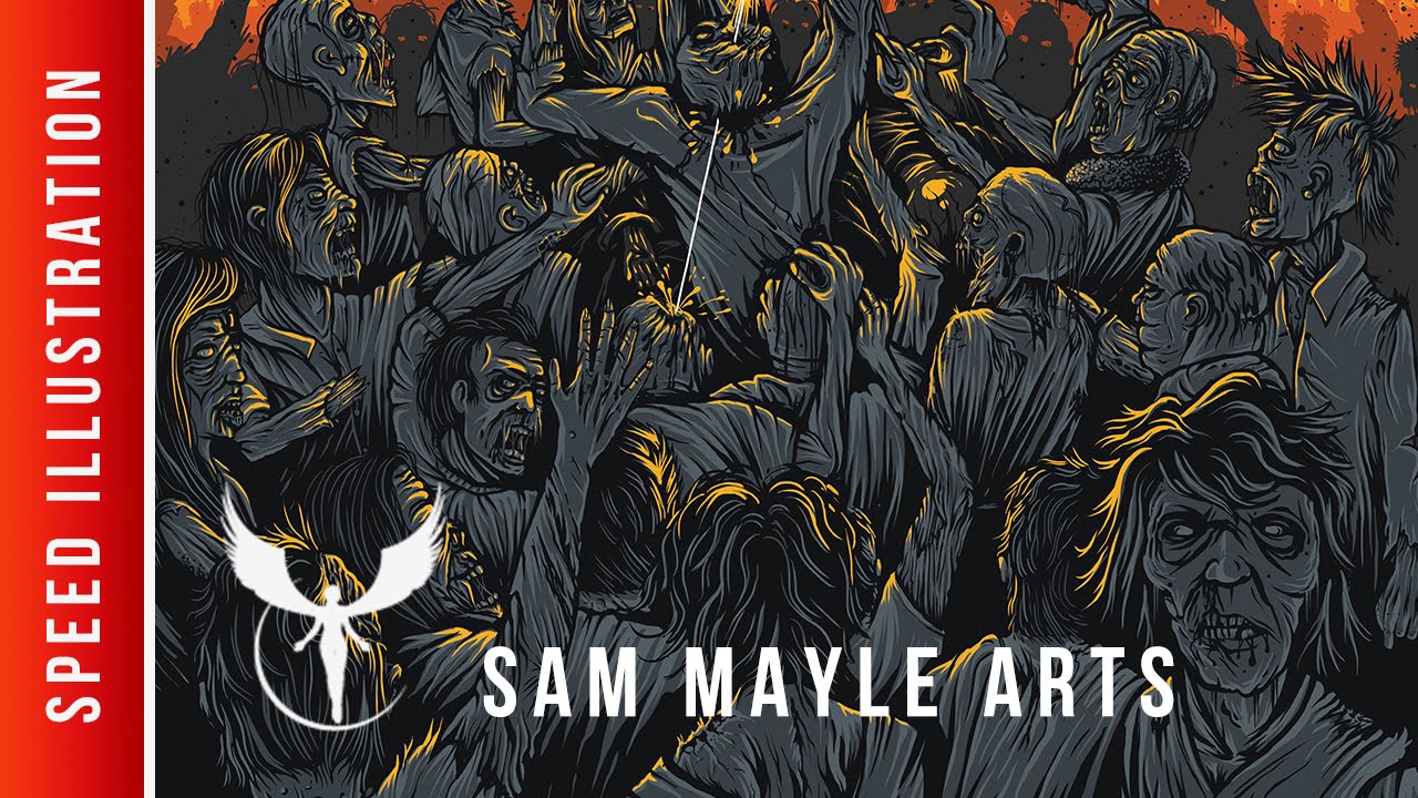Average Joe - Sam Mayle Arts (Speed Painting) - YouTube