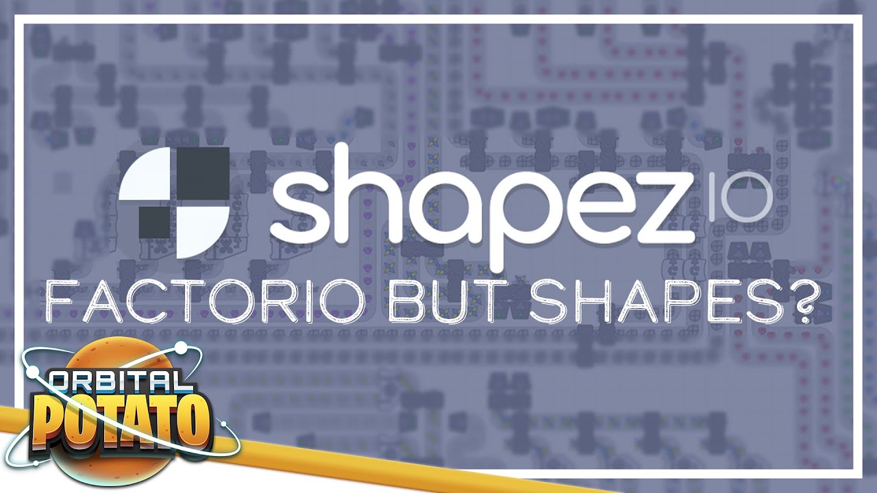 Factorio but Shapes? - Shapez.io - Process Strategy Game - YouTube