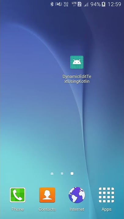 Tutorialwing Android Kotlin Dynamic EditText - YouTube