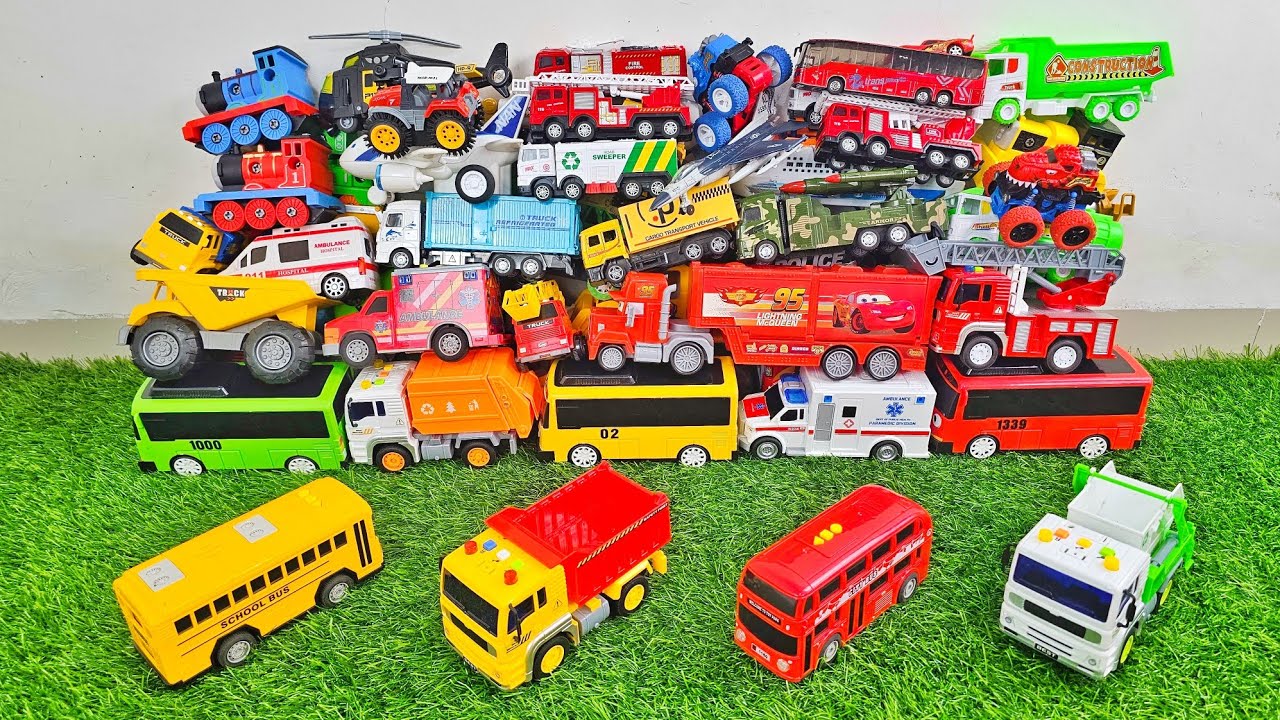 Mainan Mobil Mobilan Tayo, Ambulance, Truk Box, Kereta Api Thomas ...