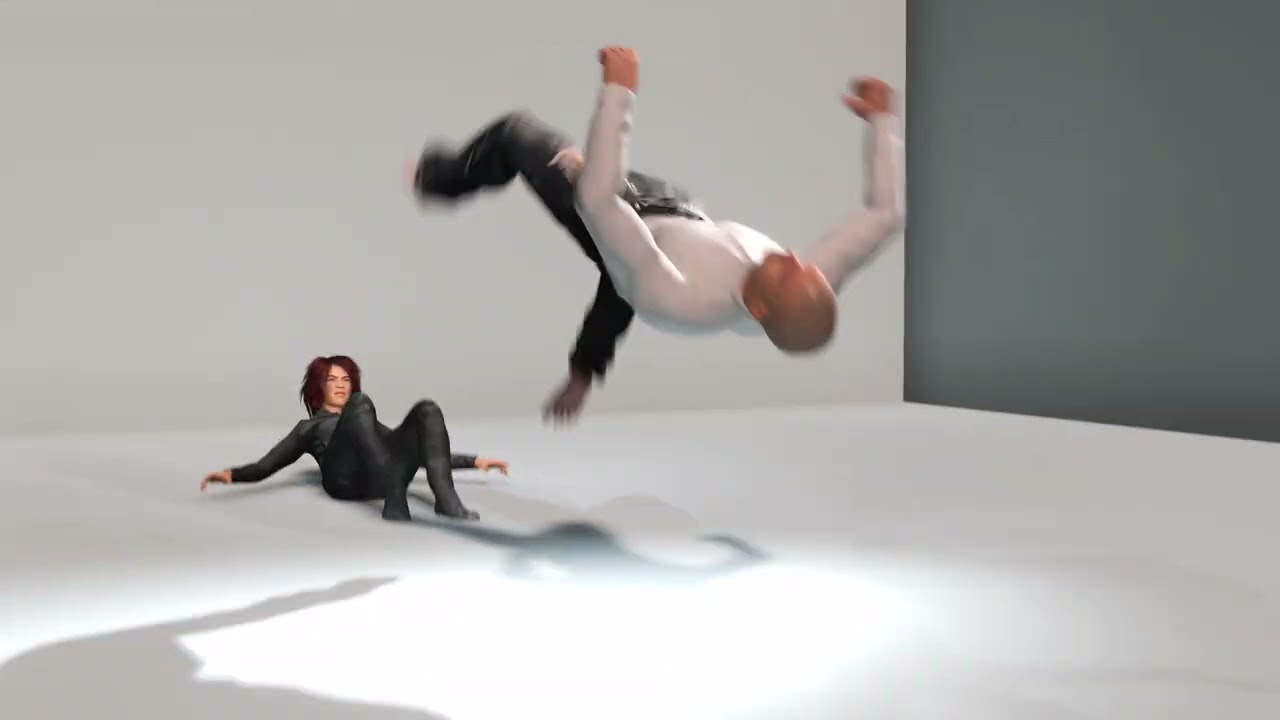 Fighting Test with Motion Blur - YouTube