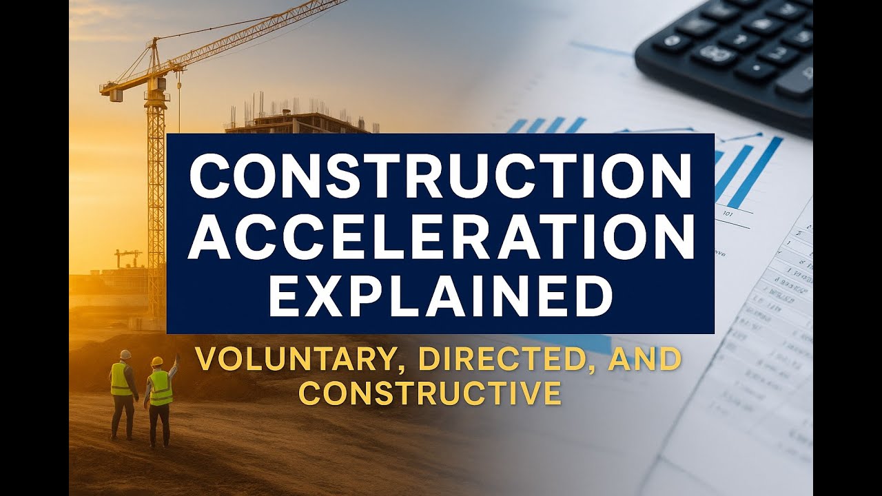Understanding Acceleration in Construction Voluntary, Directed, and ...