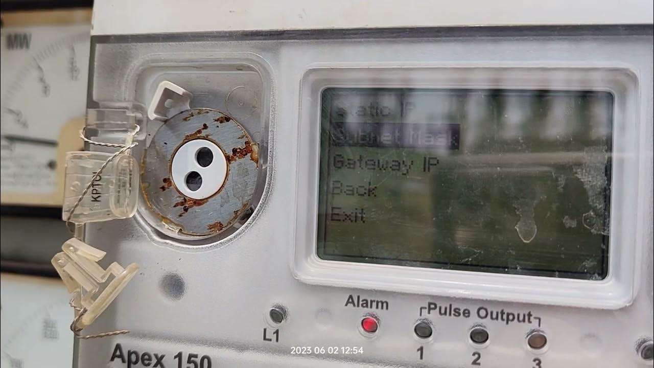 Procedure to download Secure Apex 150 meter data using Ethernet/LAN port - YouTube