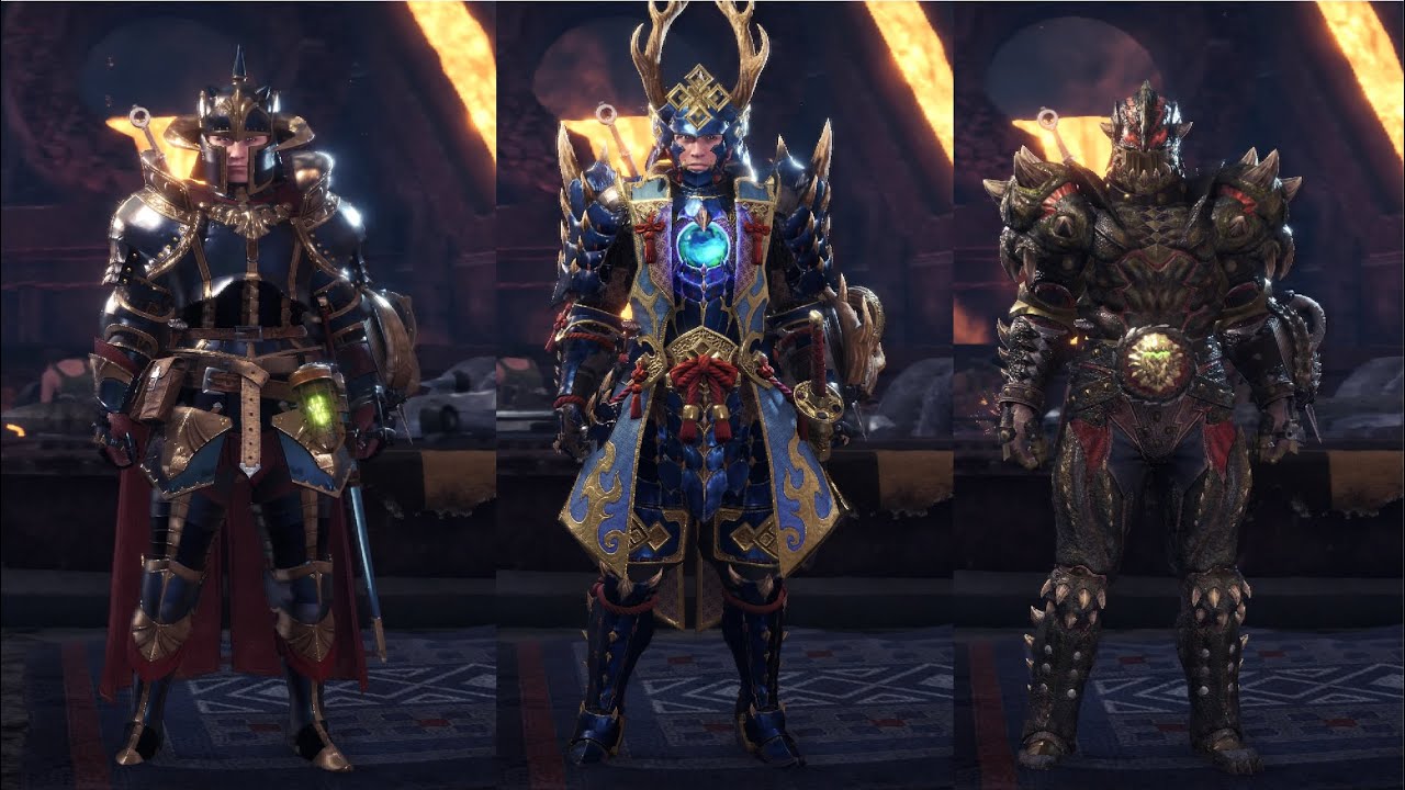 MHW Iceborne All High Rank Rarity 7 Armor (Male Version, as of V15.02 ...