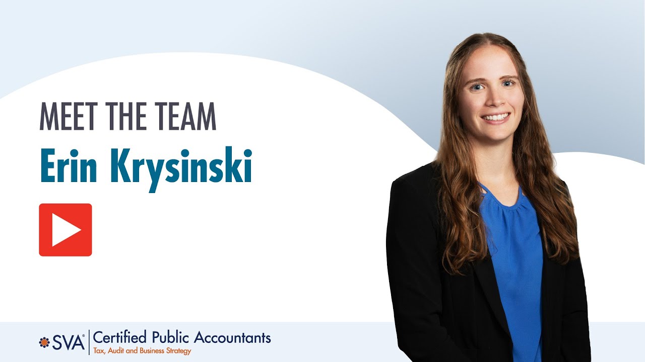 Meet Erin Krysinski with SVA Certified Public Accountants - YouTube