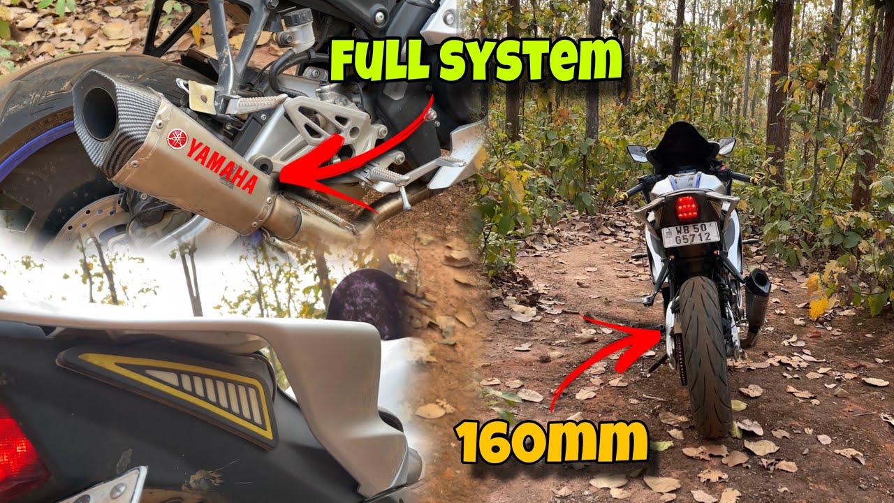 Fully modified r15m || full system exhaust - YouTube